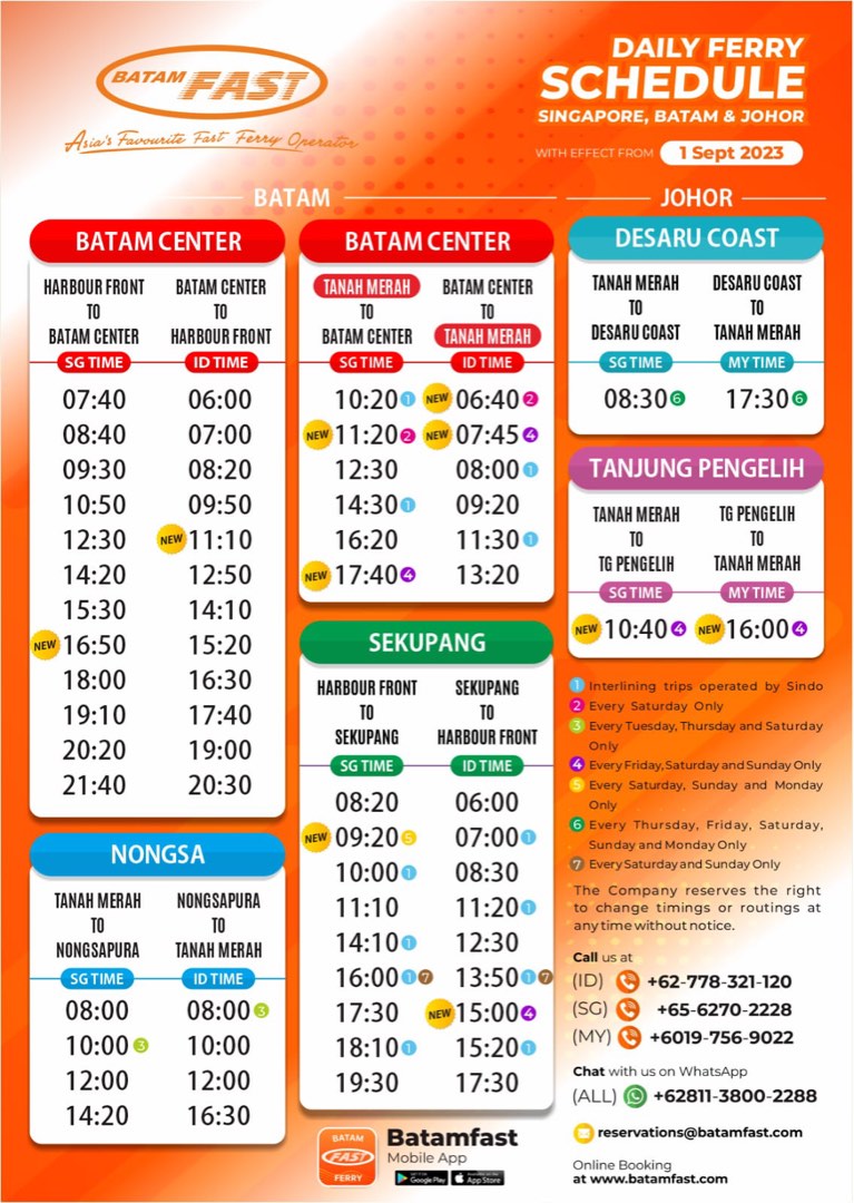 Batam Return Ticket via Batam Fast Ferry Ticket - Batam Center ...