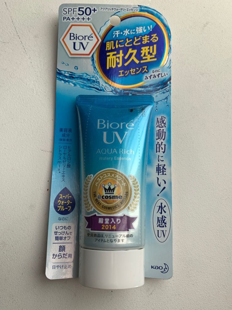 Biore UV Aqua rich sunscreen, Beauty & Personal Care, Face, Face Care ...