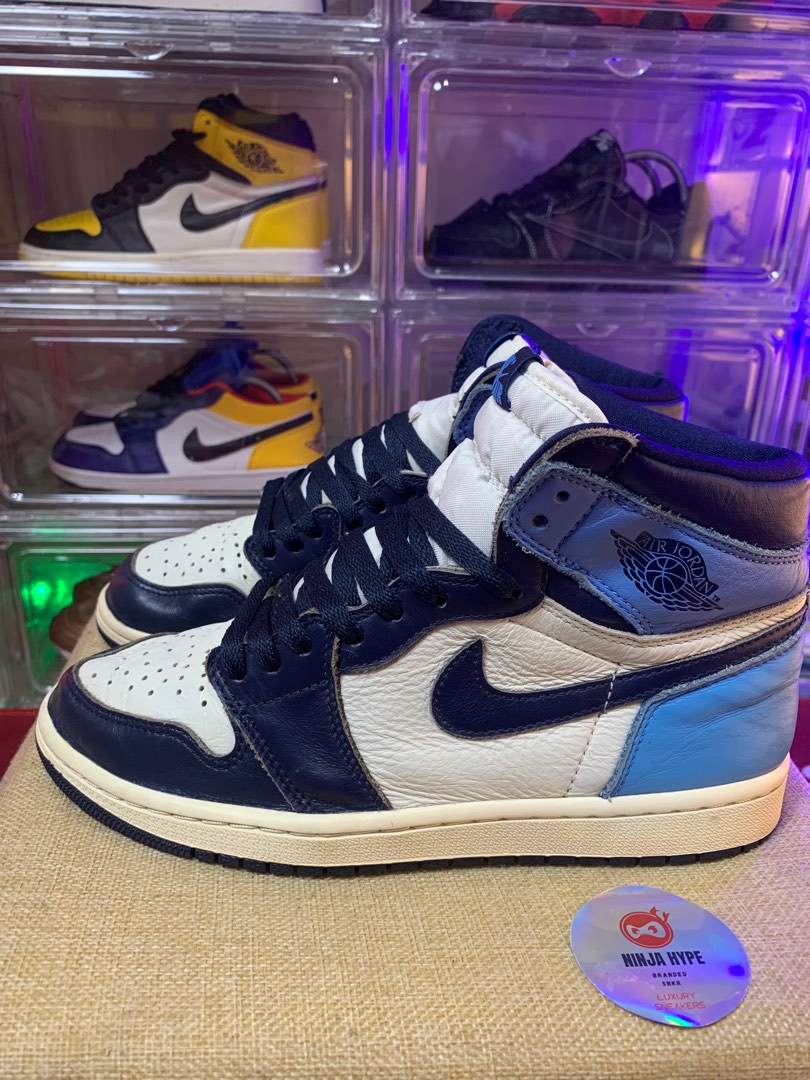 BISA COD / REKBER , AIR JORDAN 1 RETRO HIGH OG OBSIDIAN UNC , AIR ...