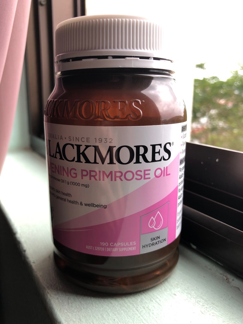 Blackmores Evening Primrose Oil 1000mg - 190 cap, Health & Nutrition ...