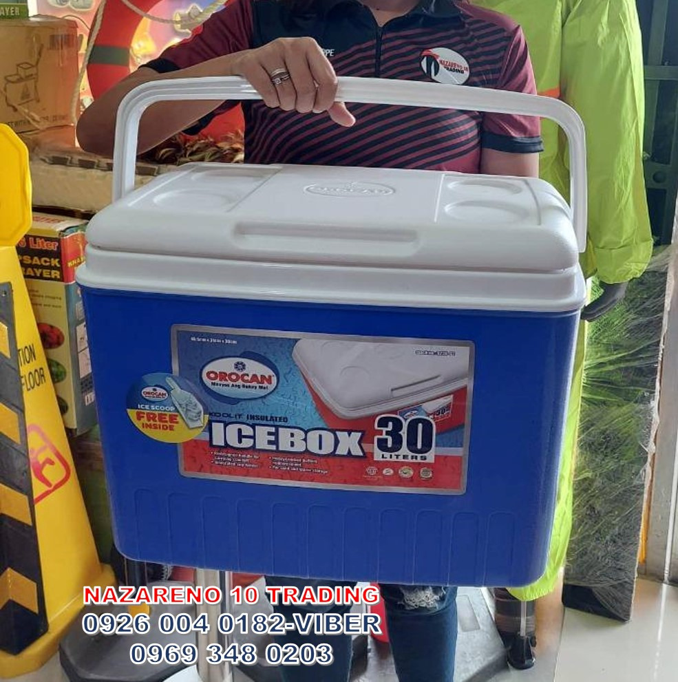 blue orocan COOLER BOX 30L, Food & Drinks, Chilled & Frozen Food on ...