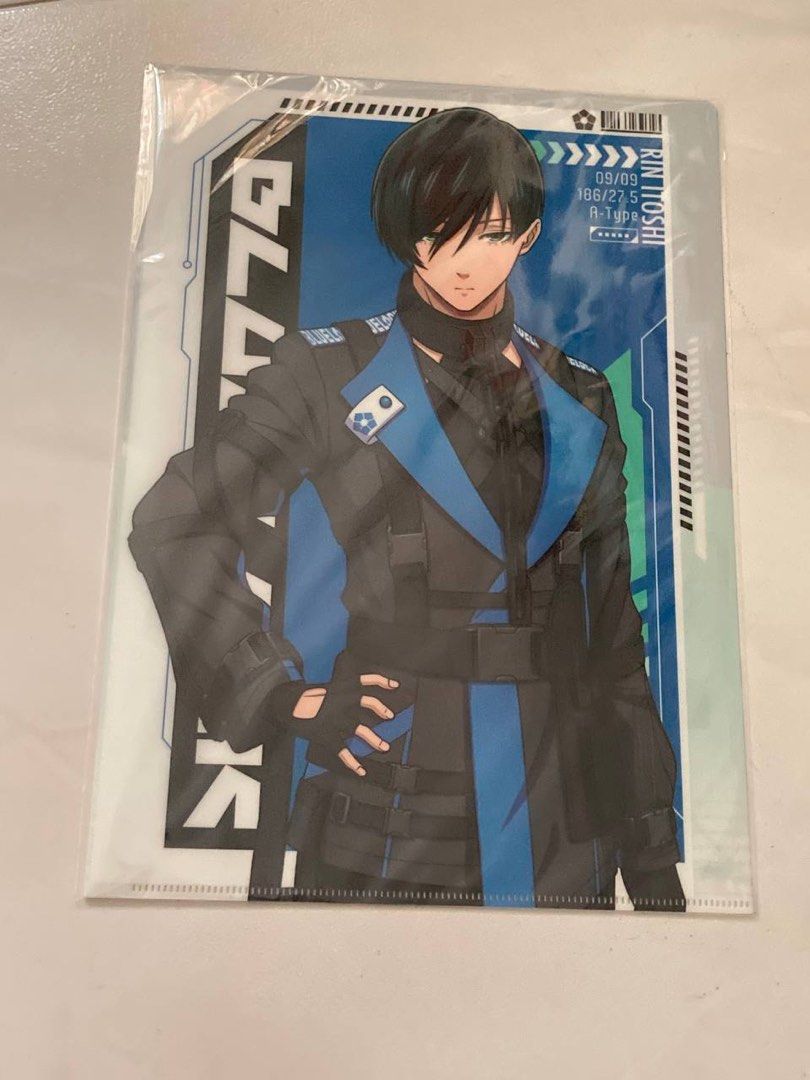Bluelock cyberpunk Japan official A4 file Rin Itoshi, Hobbies & Toys ...
