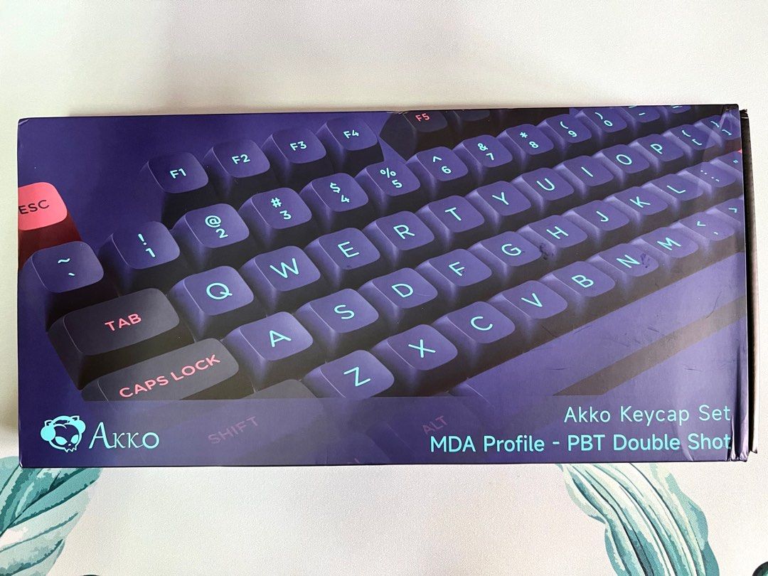 [BNIB] Akko neon keycaps | MDA profile | double-shot PBT, Computers ...