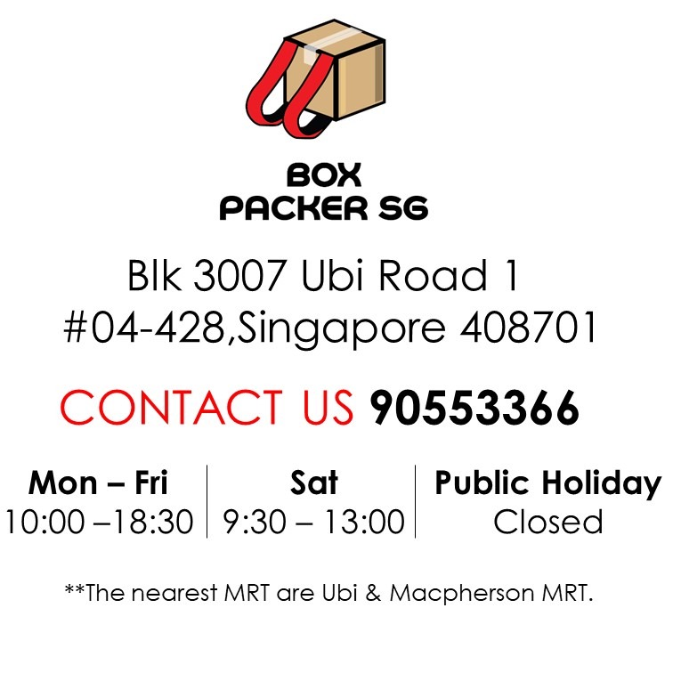 Box Packer Sg store pick-up address, Announcements on Carousell