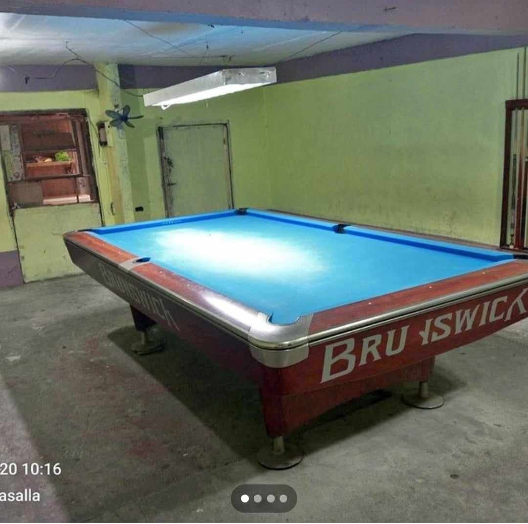 BRUNSWICK BLACK STONE ITALIAN SLATE STANDARD BILLIARD TABLE on Carousell