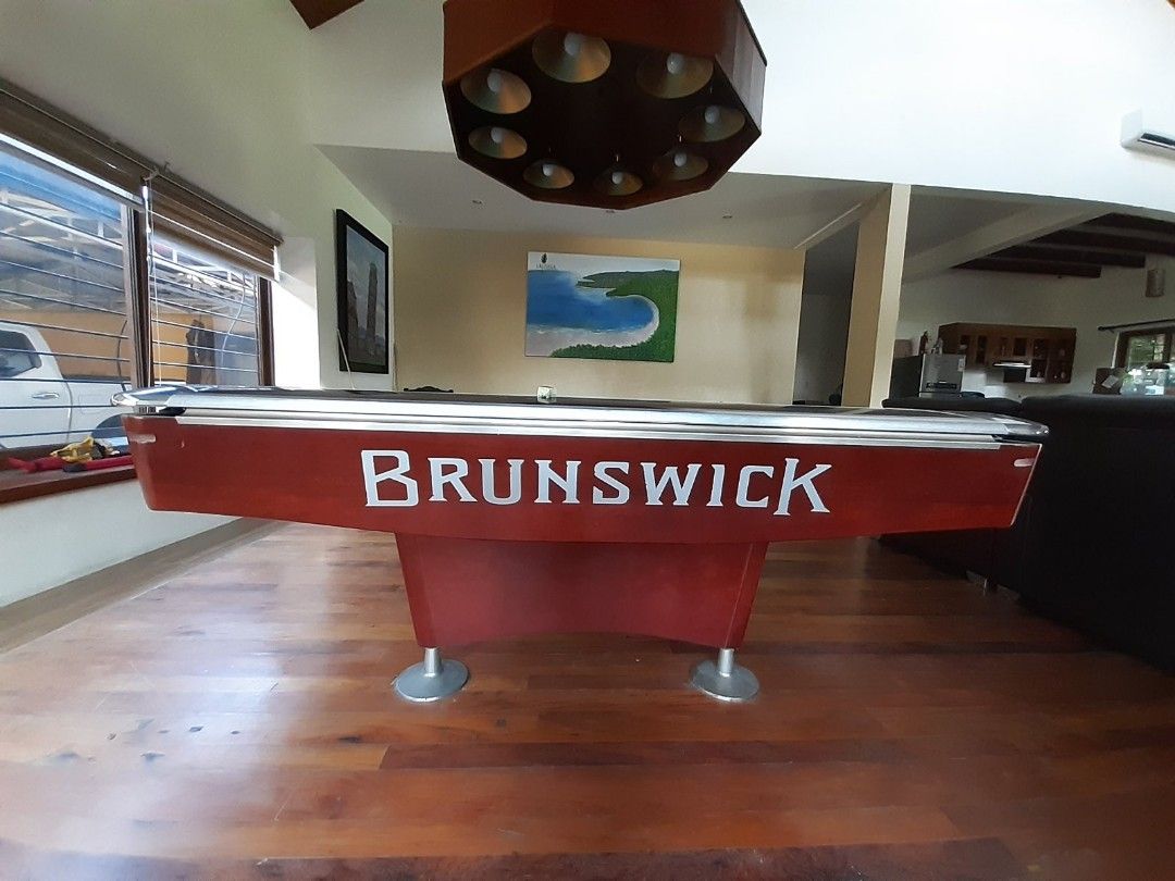 BRUNSWICK ITALIAN SLATE STANDARD BILLIARD TABLE, Sports Equipment ...