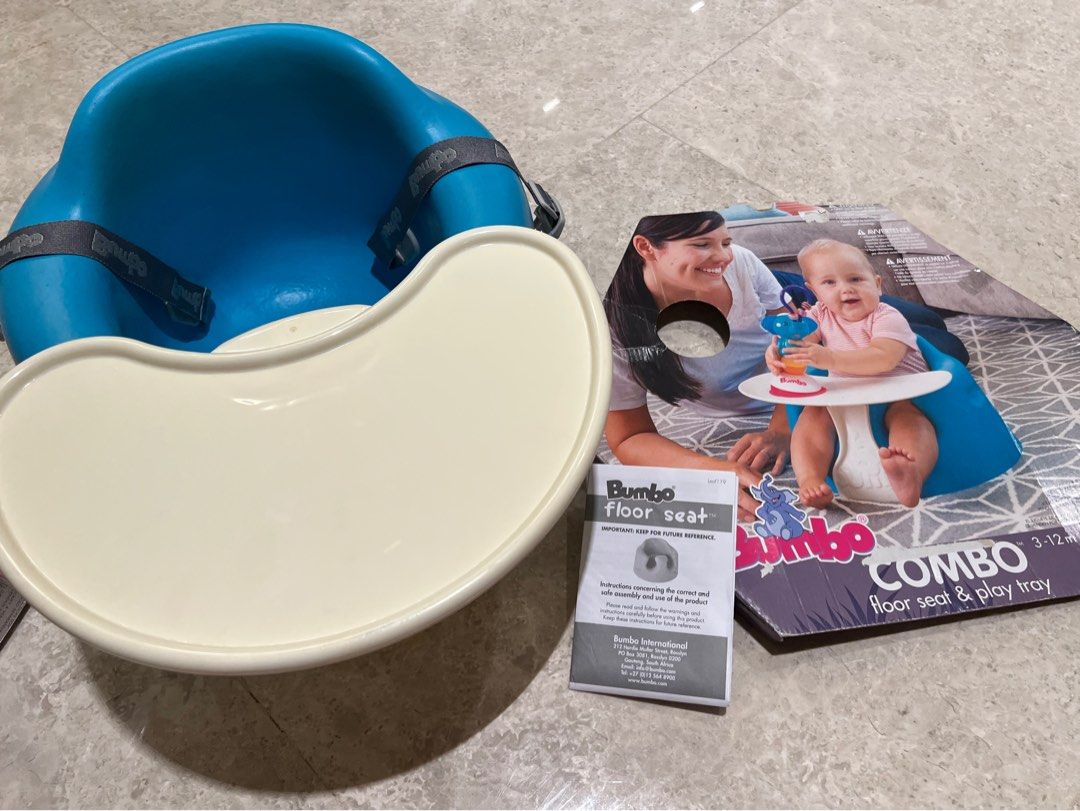 Bumbo floor seat with table, Babies & Kids, Infant Playtime on Carousell