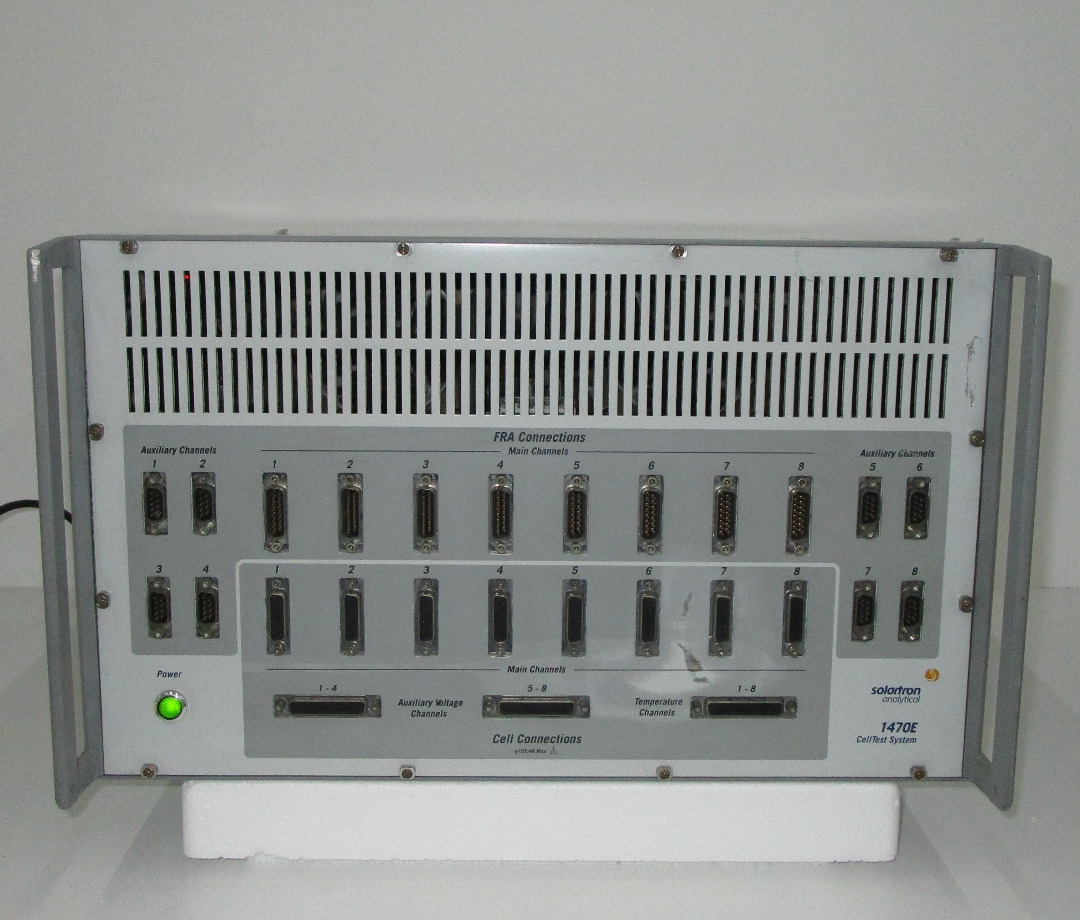 C337 Solartron analytical 1470E Multichannel Potentiostats Cell Test ...