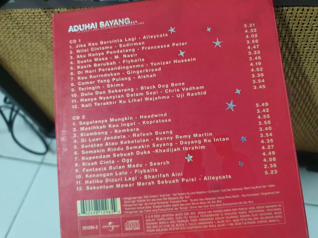 Original Cd Aduhai Sayang, Hobbies & Toys, Music & Media, CDs & DVDs on ...