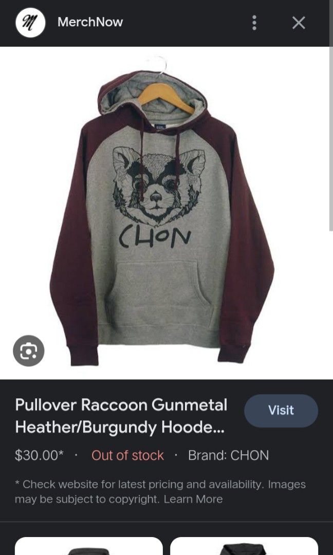 Chon band hoodie (mathrock band) official merch, Men's Fashion, Coats ...