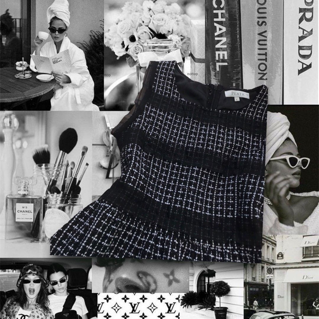 Classy Old Money Tweed Dress Womens Fashion Dresses And Sets Dresses On Carousell