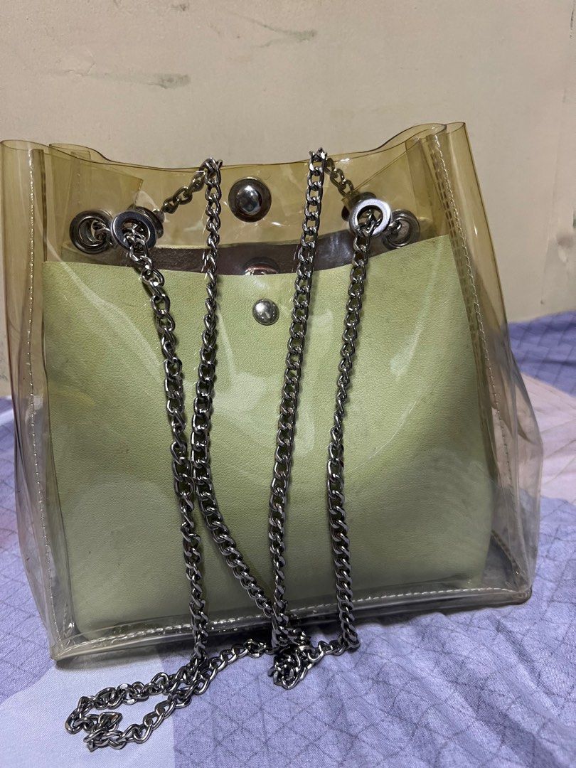 Clear Jelly Bag, Women's Fashion, Bags & Wallets, Shoulder Bags on ...