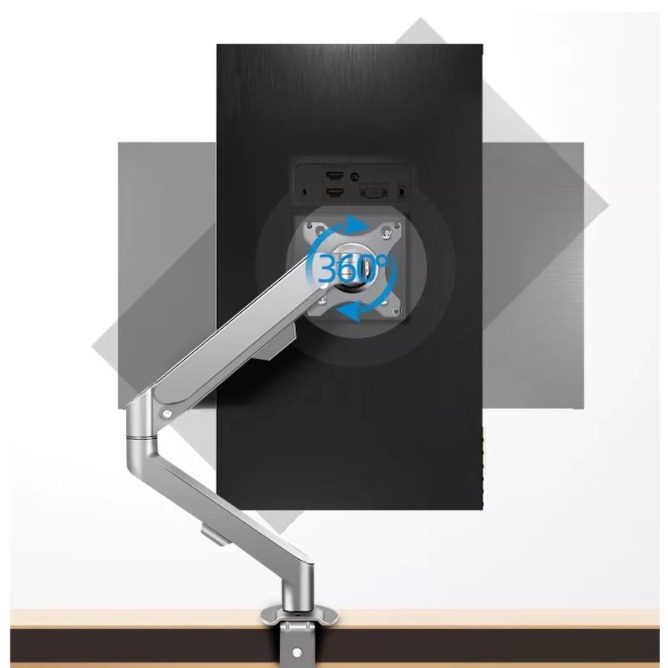 Computer monitor bracket 17-30 inch long arm desktop computer screen ...