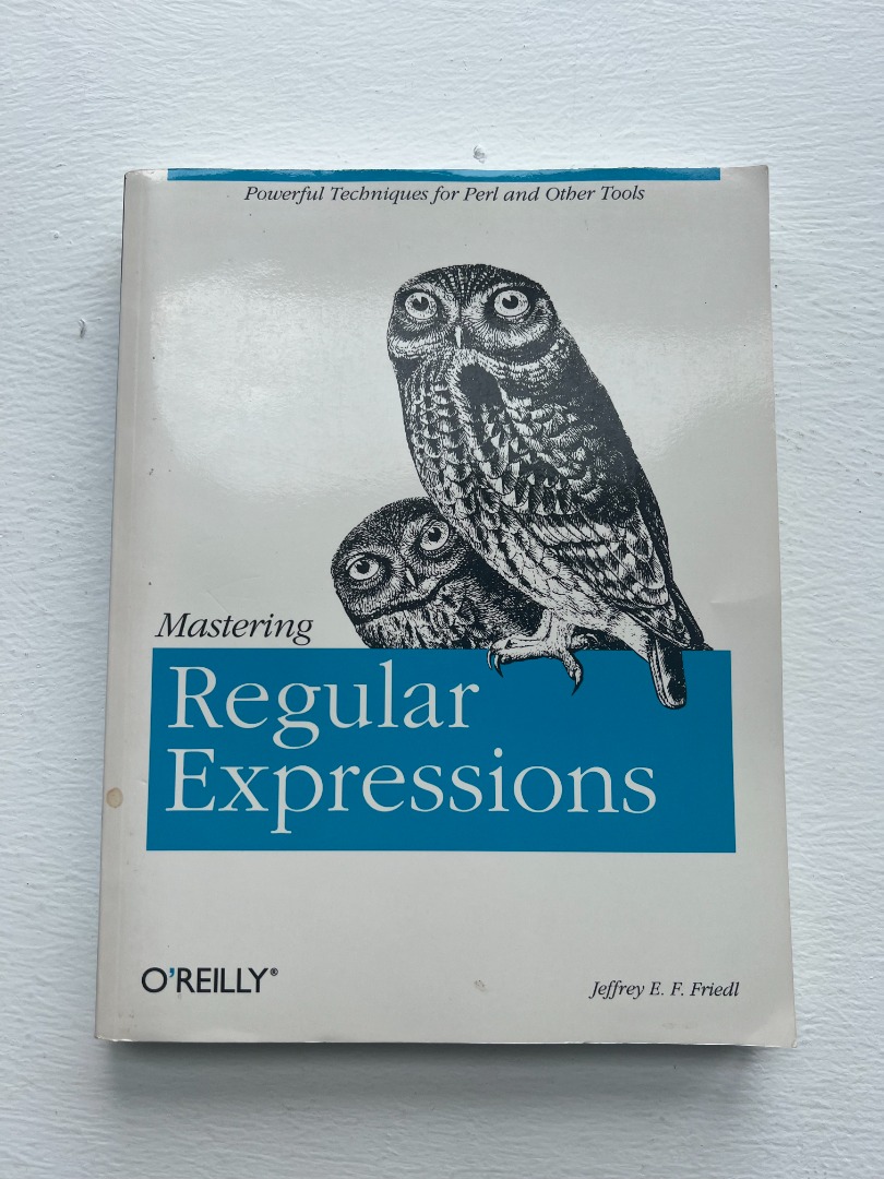 Computer Science Textbook - Mastering Regular Expressions, Hobbies ...