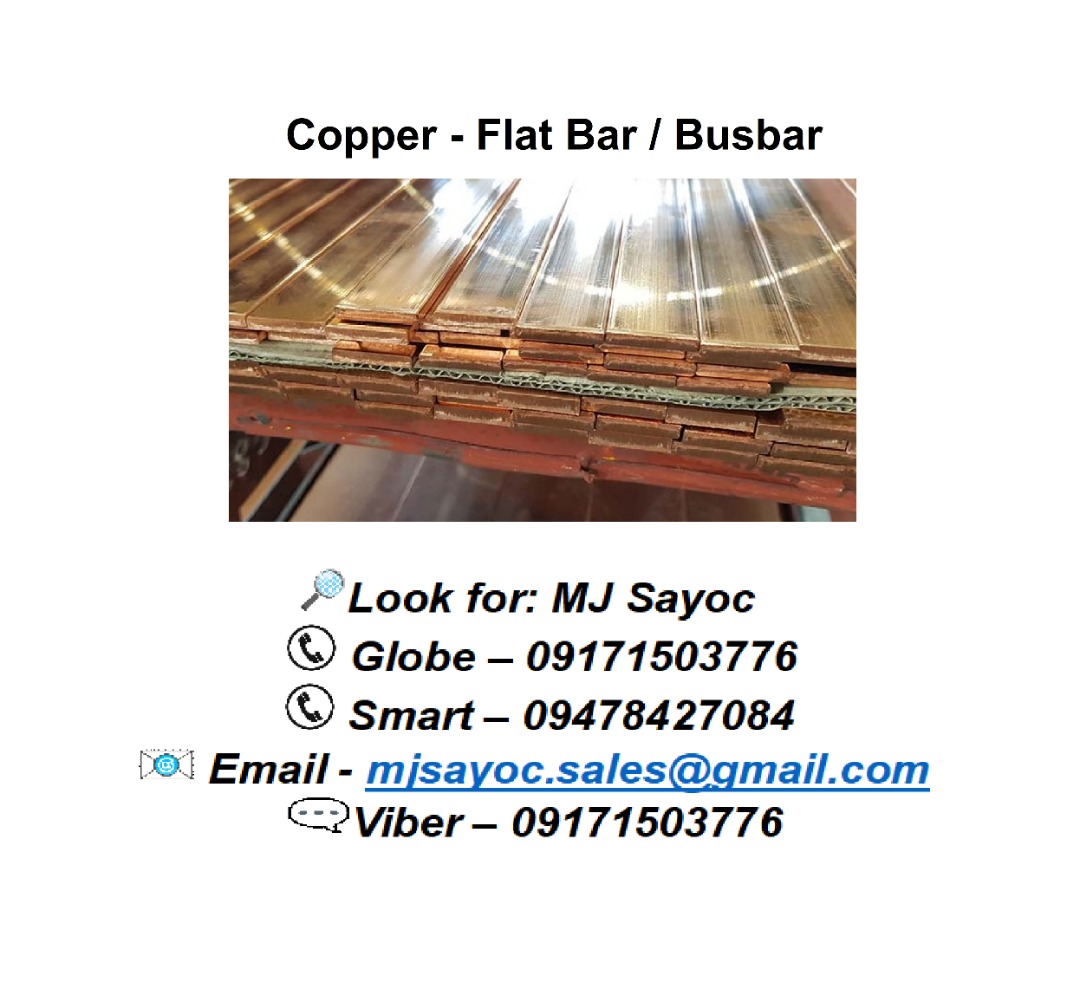 Copper - Flat Bar / Busbar on Carousell