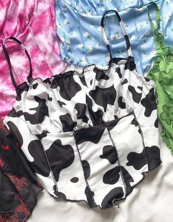 Cow Print Stella Summer Top from Fudge Rock PH, Women's Fashion, Tops ...