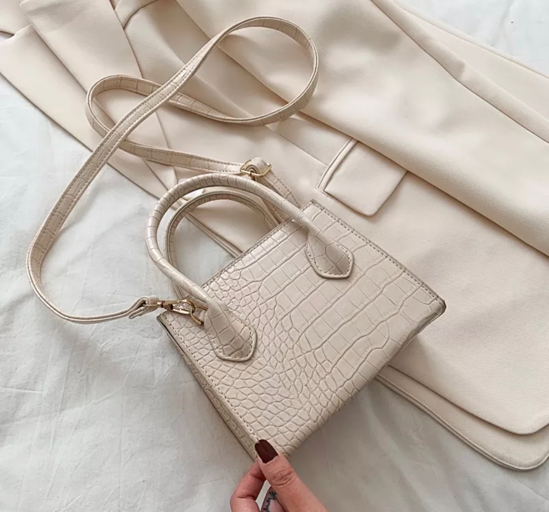 Croco Box Sling Bag, $10 Each , Women's Fashion, Bags & Wallets, Cross ...