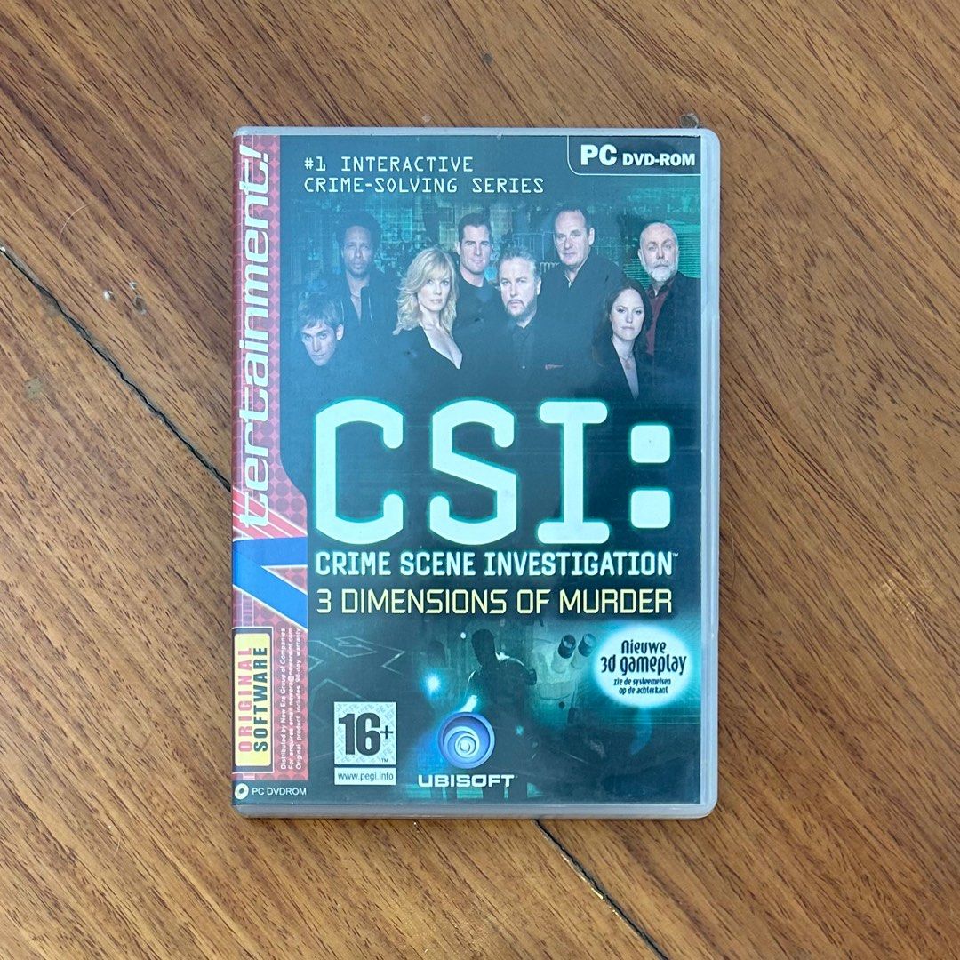 CSI: 3 Dimensions of Murder DVD-ROM on Carousell