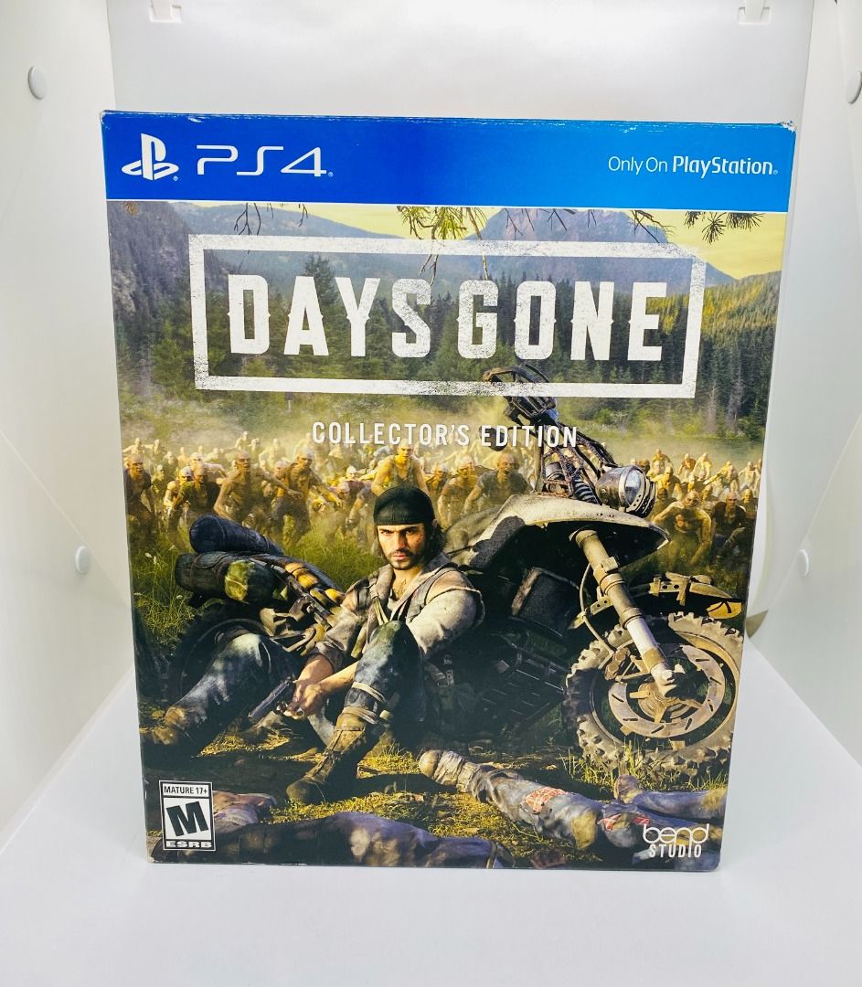 Days Gone Collector's Edition PS4 - Deacon Statue and Extras, Video ...
