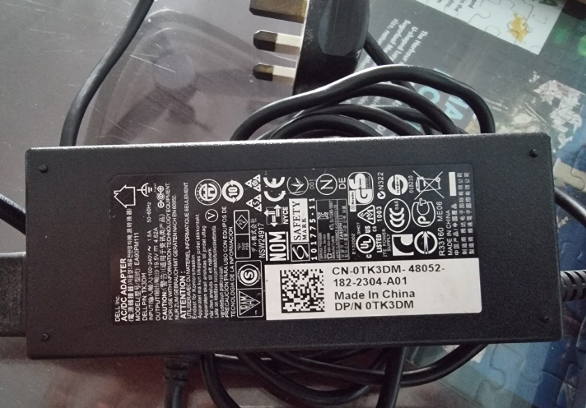 Dell 90W AC Adapter EA90PM111 TK3DM, Computers & Tech, Parts ...