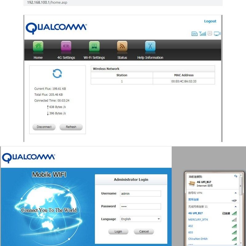 Desktop Computers Office WCDMA WPS Portable LTE Mobile Wi-fi Hotspot ...