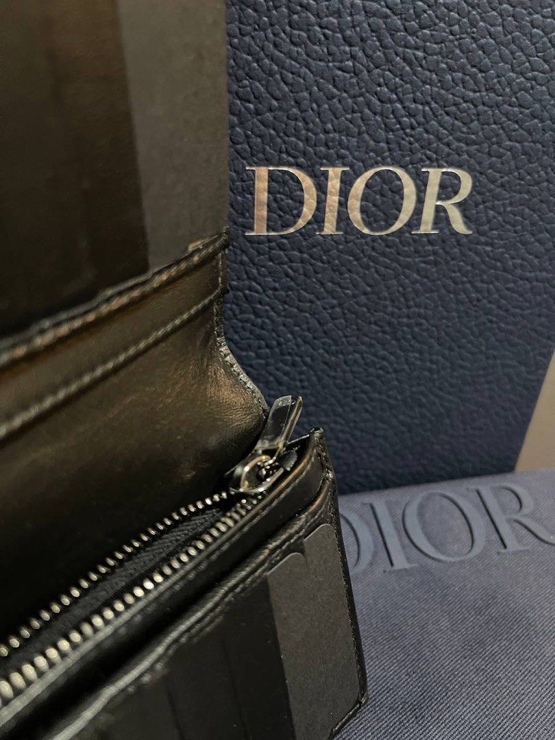 DIOR Vertical Long Wallet, Luxury, Bags & Wallets on Carousell