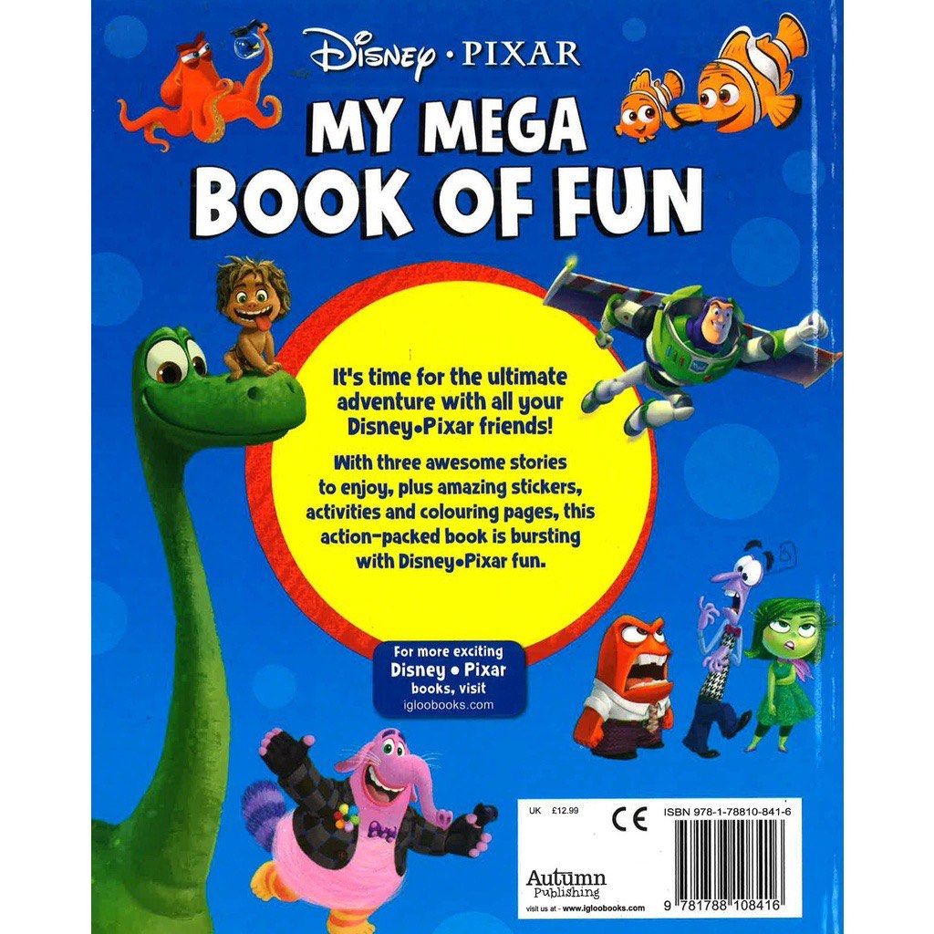 DISNEY MY MEGA BOOK OF FUN, Hobbies & Toys, Books & Magazines, Children ...