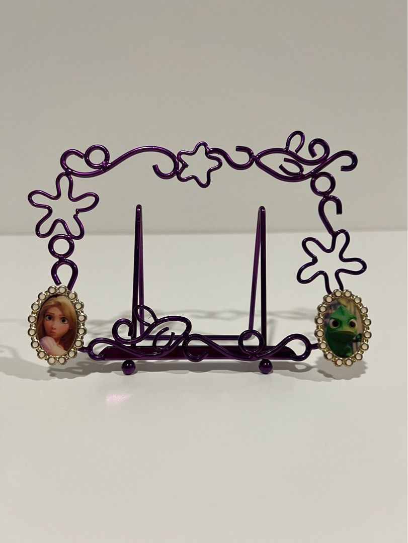 [MOVING OUT SALE] Disney Rapunzel Metallic Photo Stand, Furniture ...