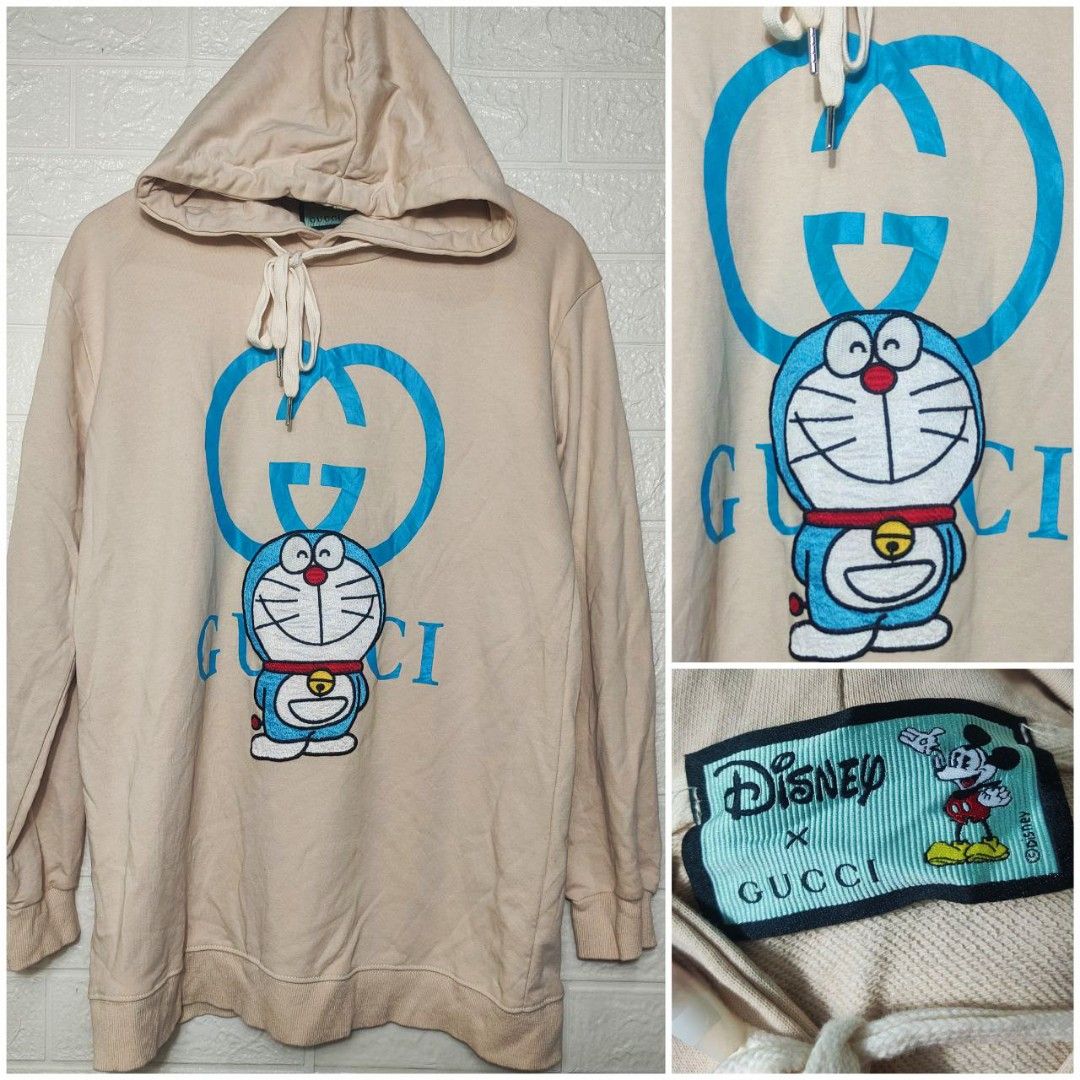 Disney x Gucci Doraemon hoodie jacket, Men's Fashion, Coats, Jackets ...