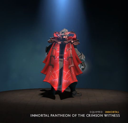 Dota 2 Zeus Immortal Pantheon of the Crimson Witness, Video Gaming ...