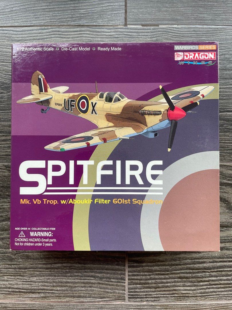Dragon Warbirds 1/72 - Spitfire Mk. Vb Trop. W/Aboukir Filter 601st ...