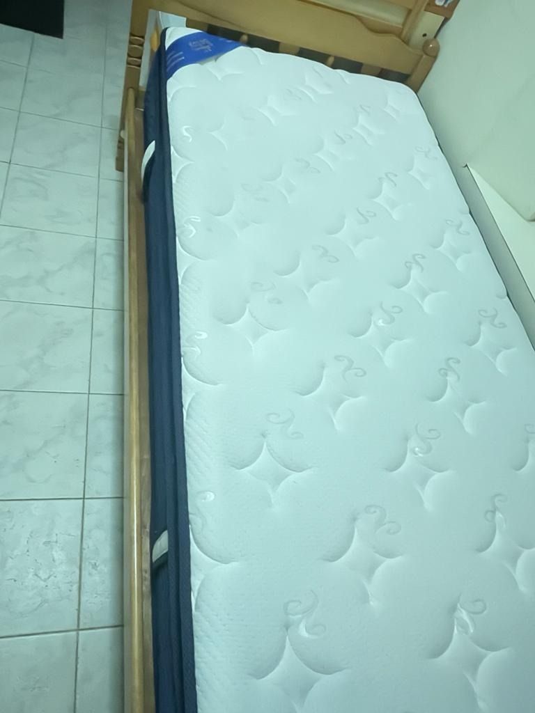 DREAMAX Gemini Spring Single Mattress (with hardwood frame), Furniture ...