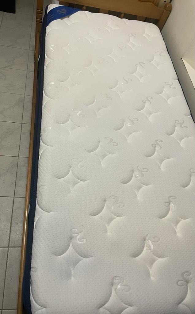 DREAMAX Gemini Spring Single Mattress (with hardwood frame), Furniture ...
