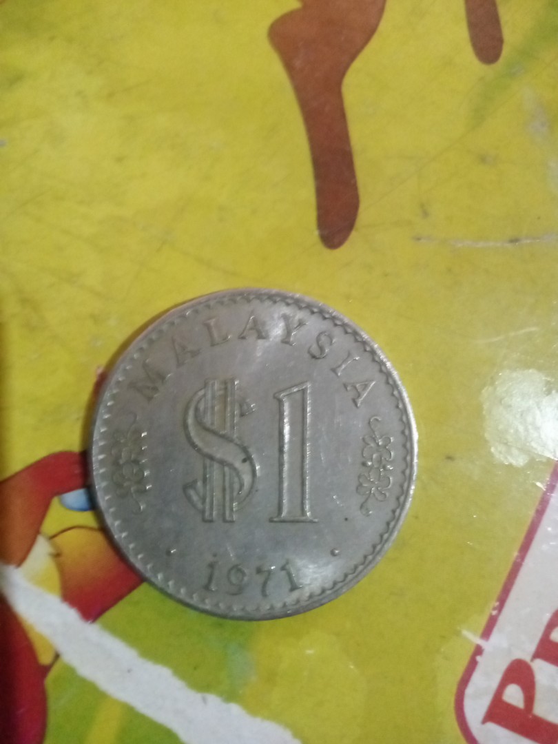 DUIT SYILING 1 RINGGIT 1971, Hobbies & Toys, Collectibles & Memorabilia ...
