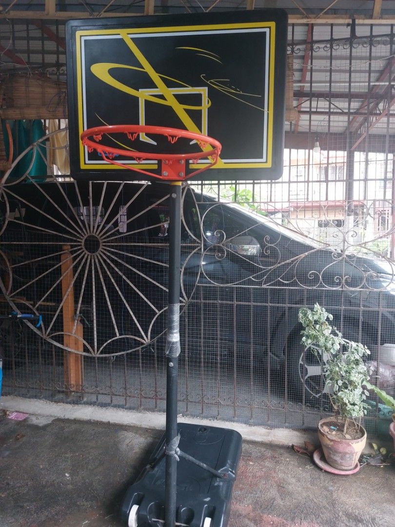 Dunk Master S018F Basketball Stand System Hoop Ring Height Adjustable 2 ...