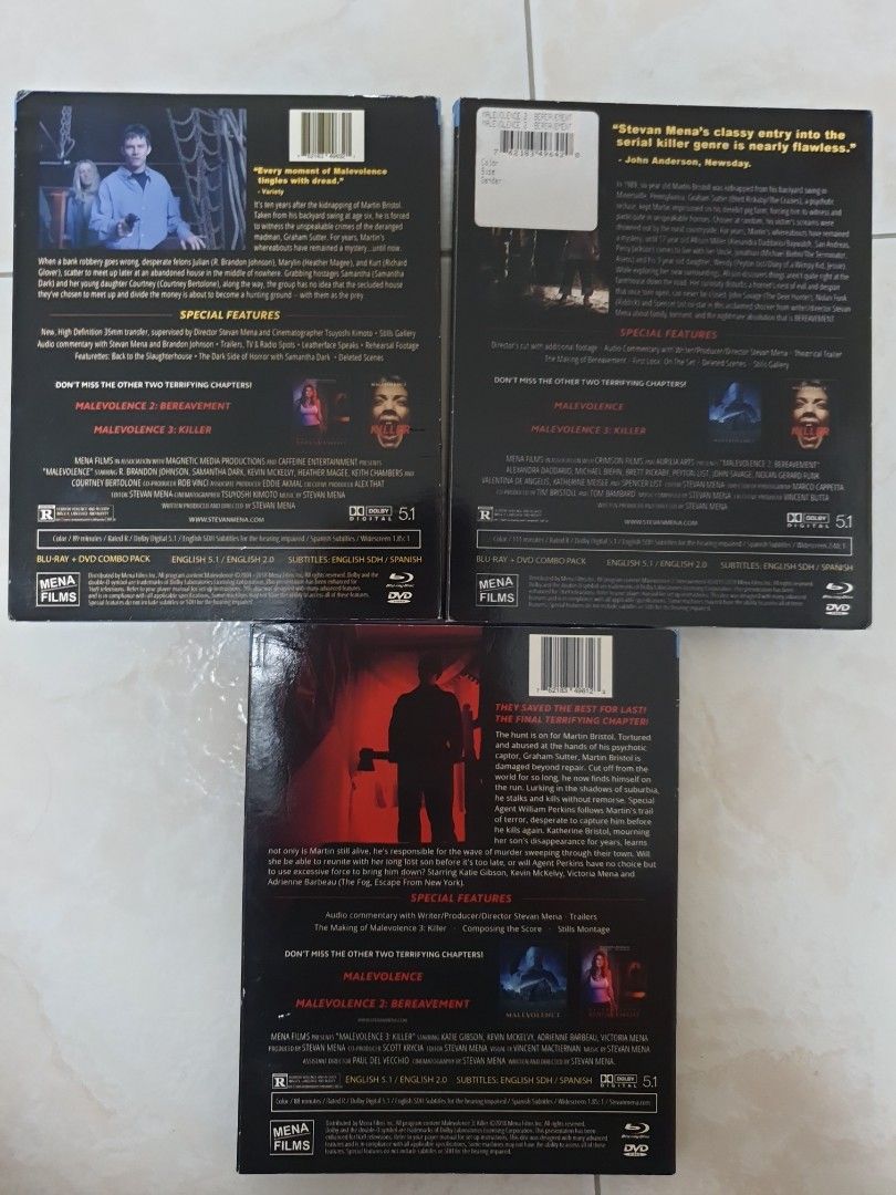 DVD : Malevolence (Not Blu Ray), Hobbies & Toys, Music & Media, CDs ...