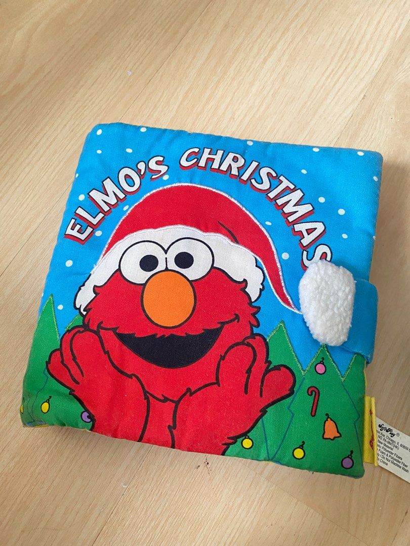 Elmo Christmas Cloth Book Sensory Toy, Hobbies & Toys, Toys & Games on ...