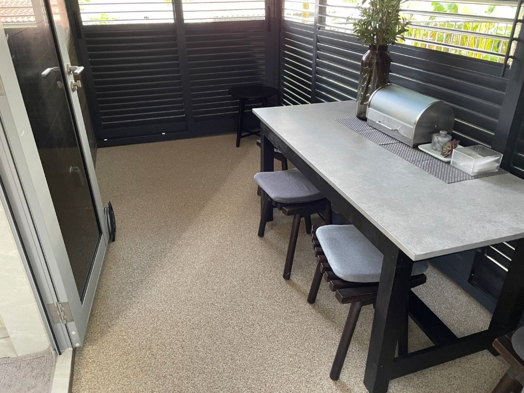 Epoxy Pebble Floor | No Hacking | No Groutlines | Anti-slip, Furniture ...