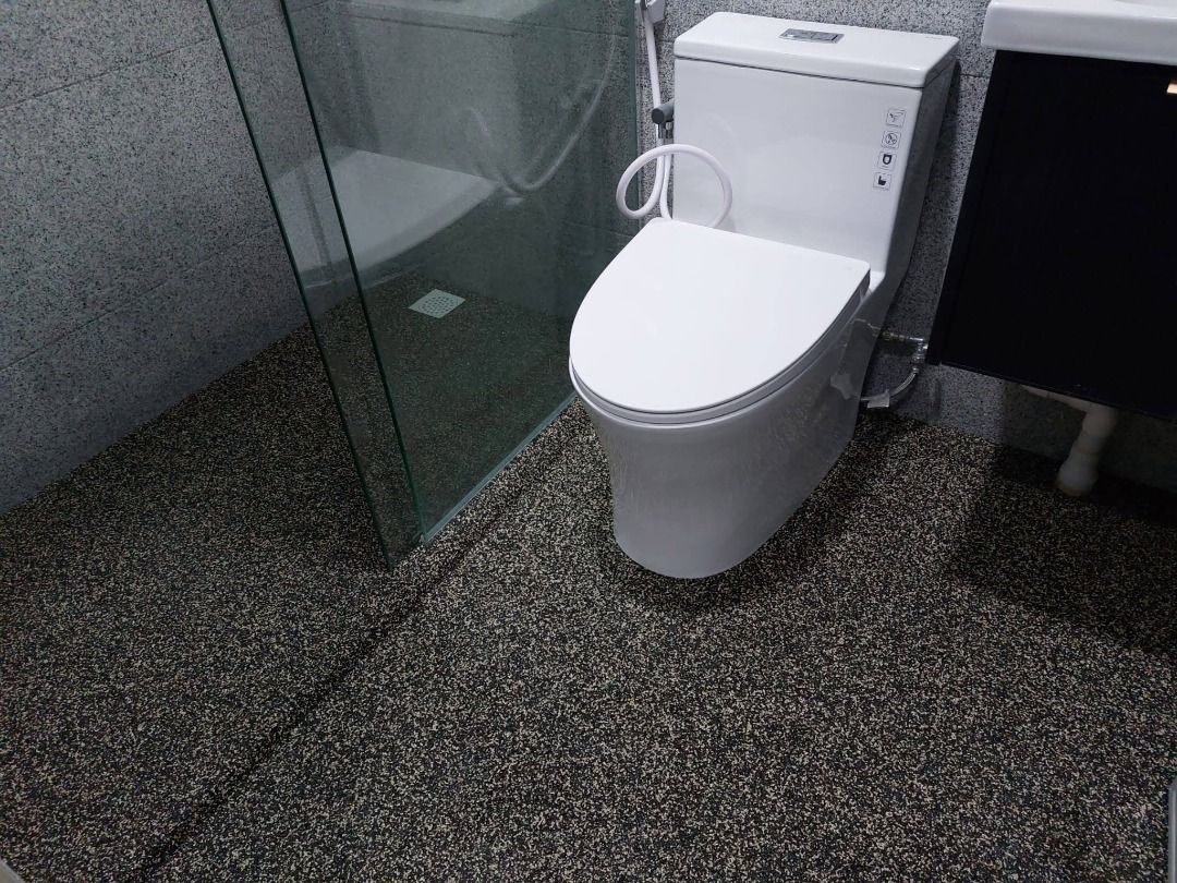 Epoxy Pebble Floor | No Hacking | No Groutlines | Anti-slip, Furniture ...