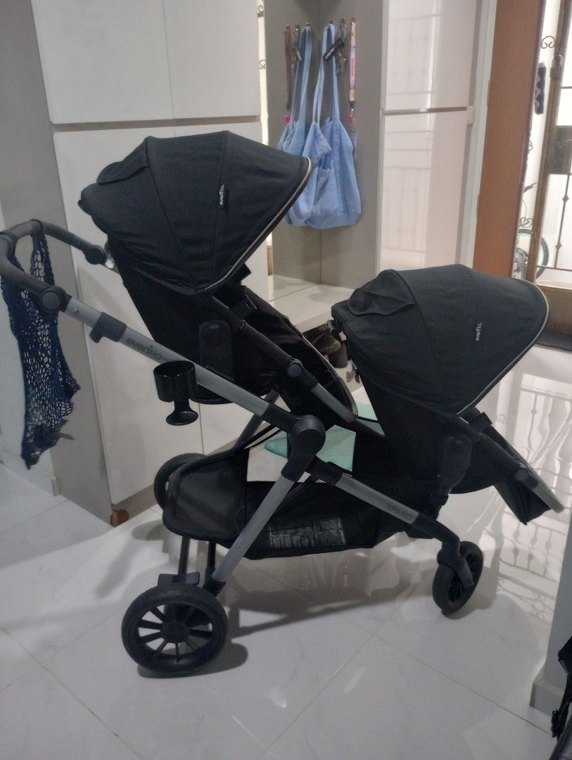 Evenflo Pivot Double Stroller, Babies & Kids, Going Out, Strollers on ...