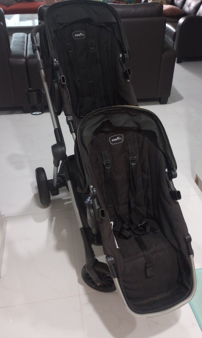 Evenflo Pivot Double Stroller, Babies & Kids, Going Out, Strollers on ...