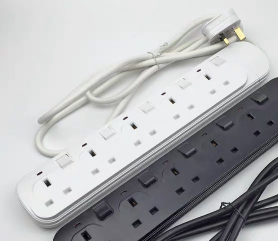 Extension Socket (5 sockets + 10 meter wire), TV & Home Appliances ...