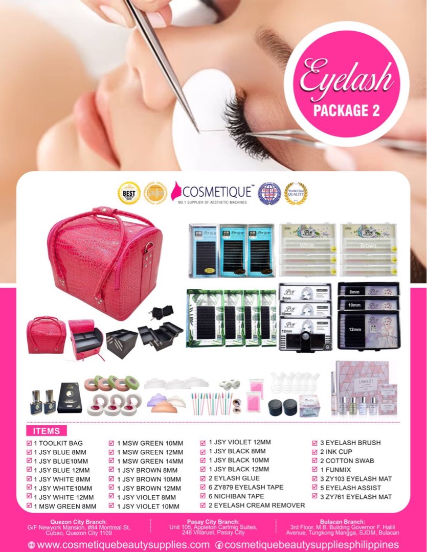 Eyelash Extension Package Eyelashes Cat Eye Volume Eyelash Extension Business Package, Beauty ...