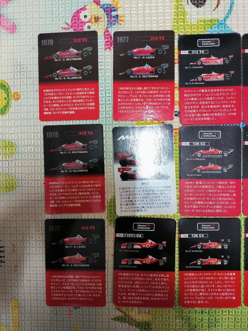 Ferrari cards, Hobbies & Toys, Toys & Games on Carousell