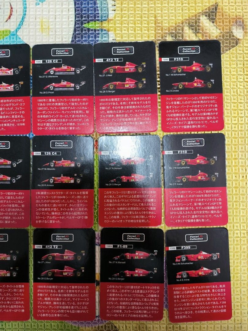 Ferrari cards, Hobbies & Toys, Toys & Games on Carousell