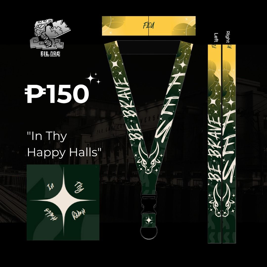 FEU Be Brave Starry Halls ID Lace & Lanyard, Hobbies & Toys, Stationary ...