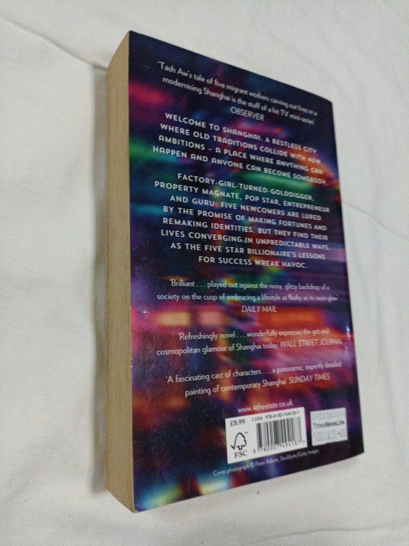 Five Star Billionaire - Tash Aw, Hobbies & Toys, Books & Magazines ...