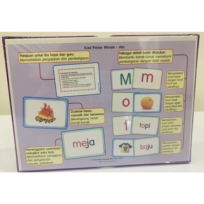 Flash Card ABC (in malay ), Hobbies & Toys, Books & Magazines, Children ...