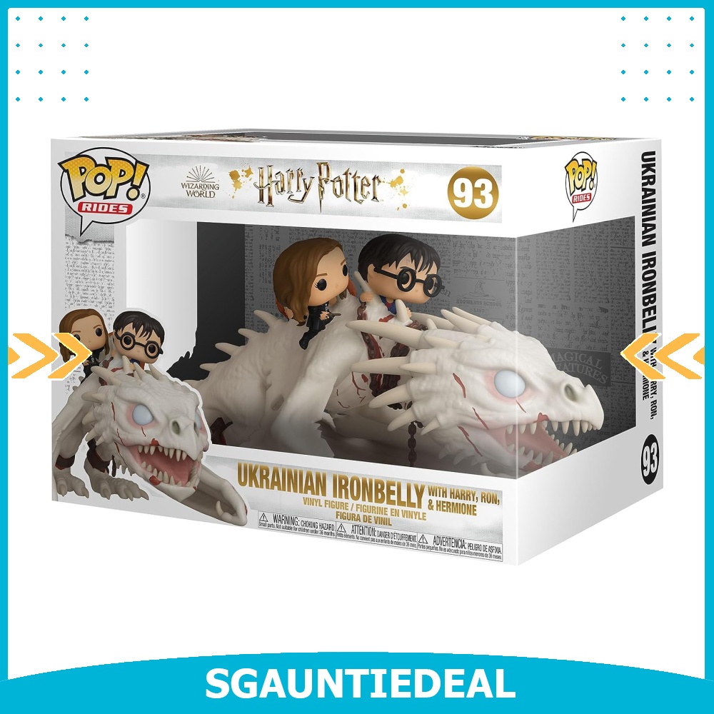 Funko 50815 Pop! Rides: Harry Potter - Gringotts Dragon with Harry, Ron ...