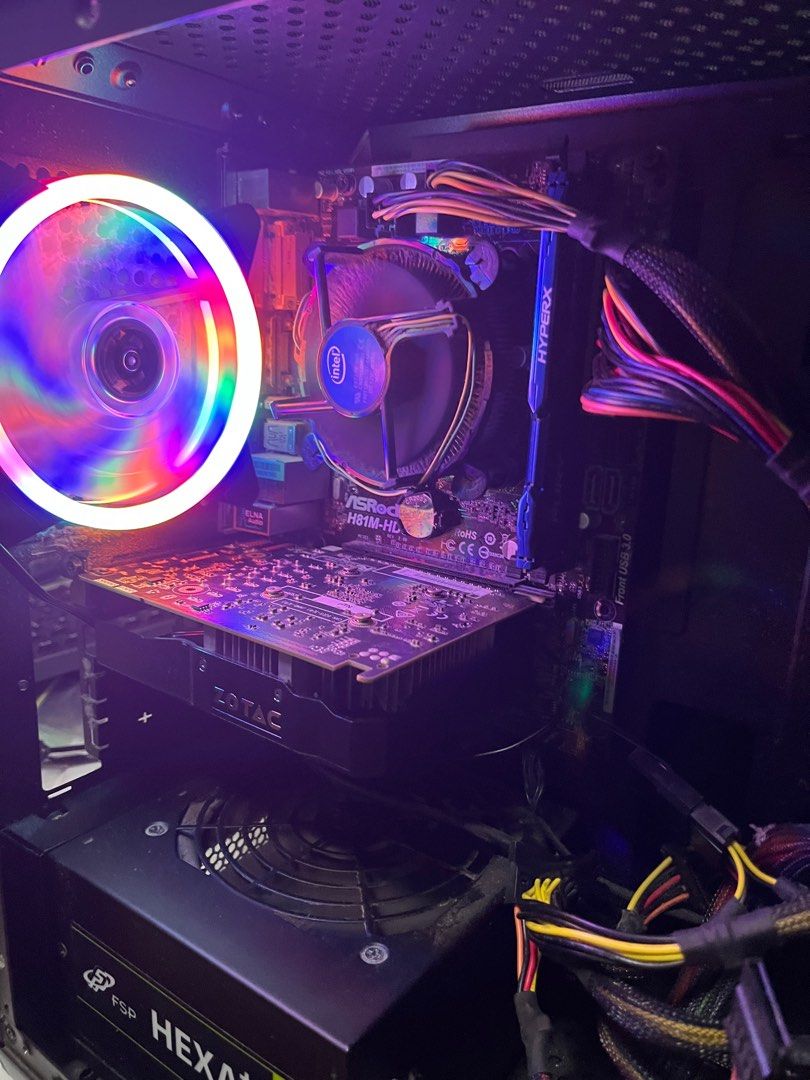 BUDGET i5 RGB GAMING PC DESKTOP WORKSTATION CPU GTX 1050 4GB SSD CHEAP ...